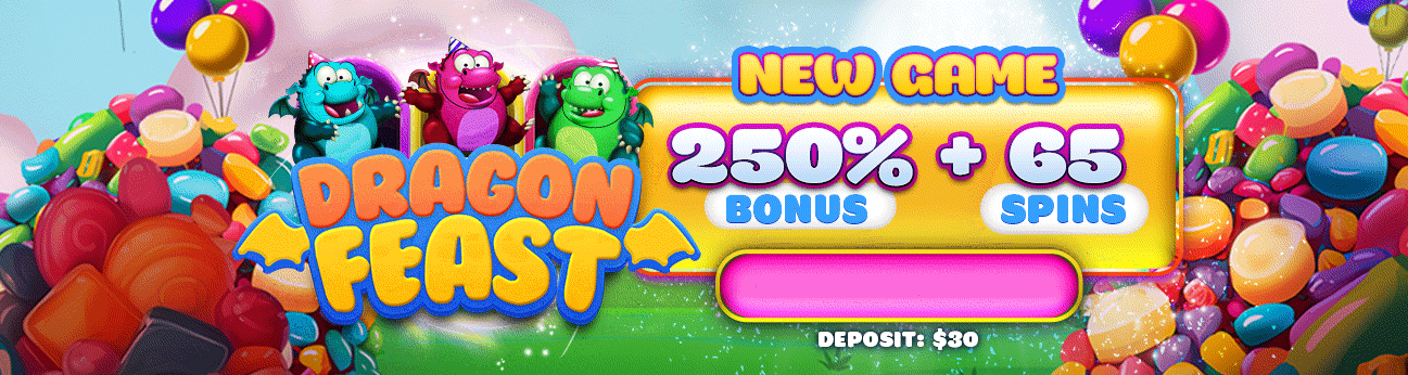 250% No Max Bonus Code + 65 FS on Dragon Feast @ 4 SpinLogic Gaming ...